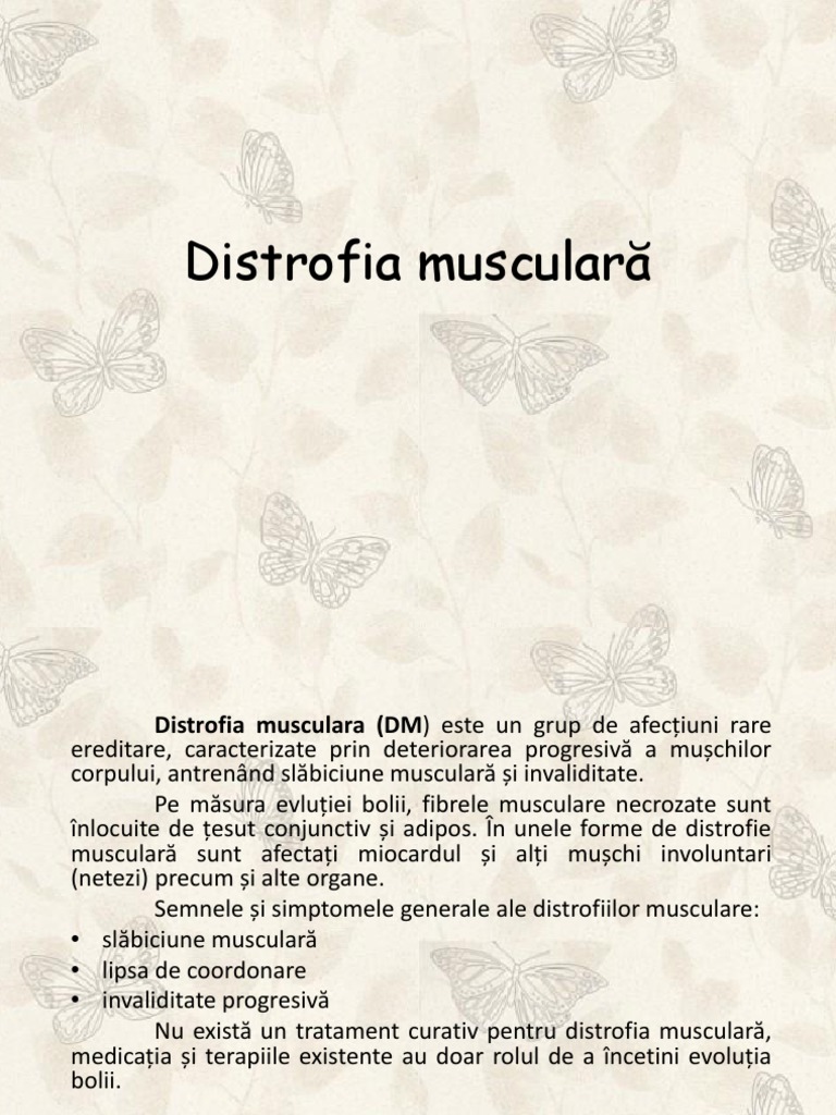 Distrofia Musculară | PDF