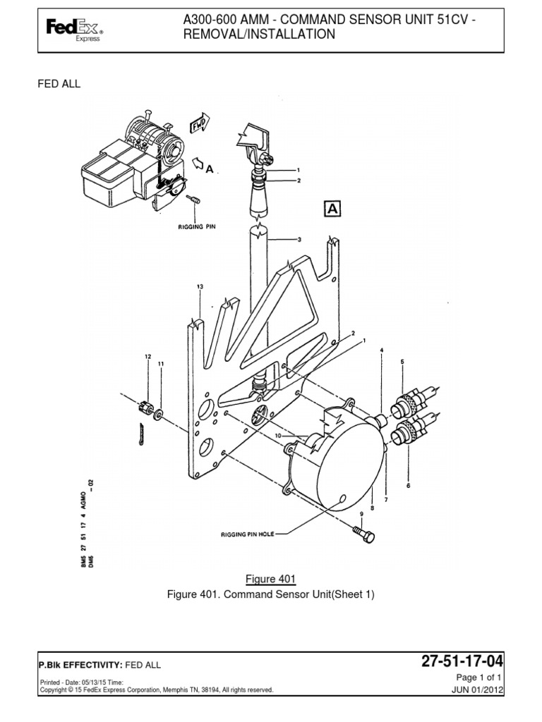 Flaps Command Sensor Unit 51cv | PDF