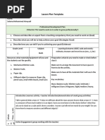 Big and Small Lesson Plan | PDF | Lesson Plan | Classroom