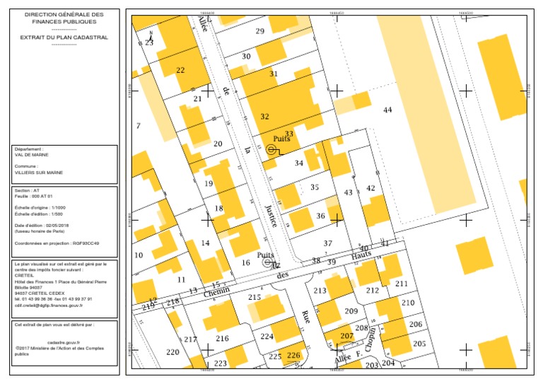 Plan Cadastral Normalise | PDF