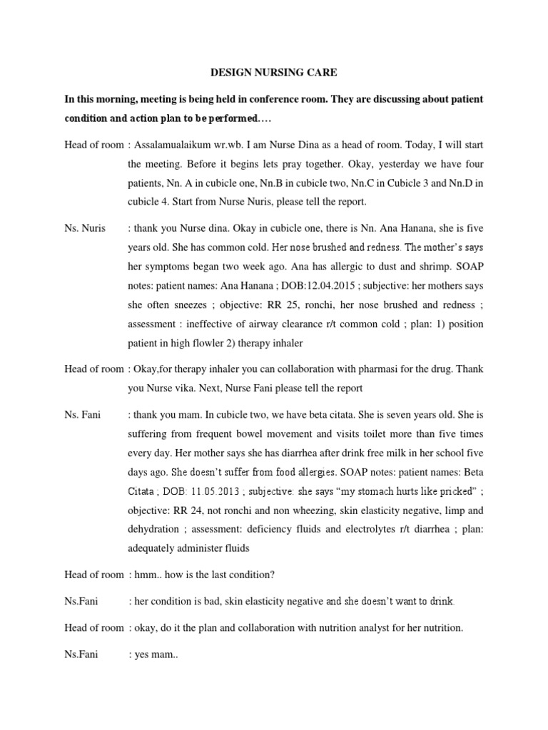 Design Nursing Care | PDF | Medicine | Clinical Medicine