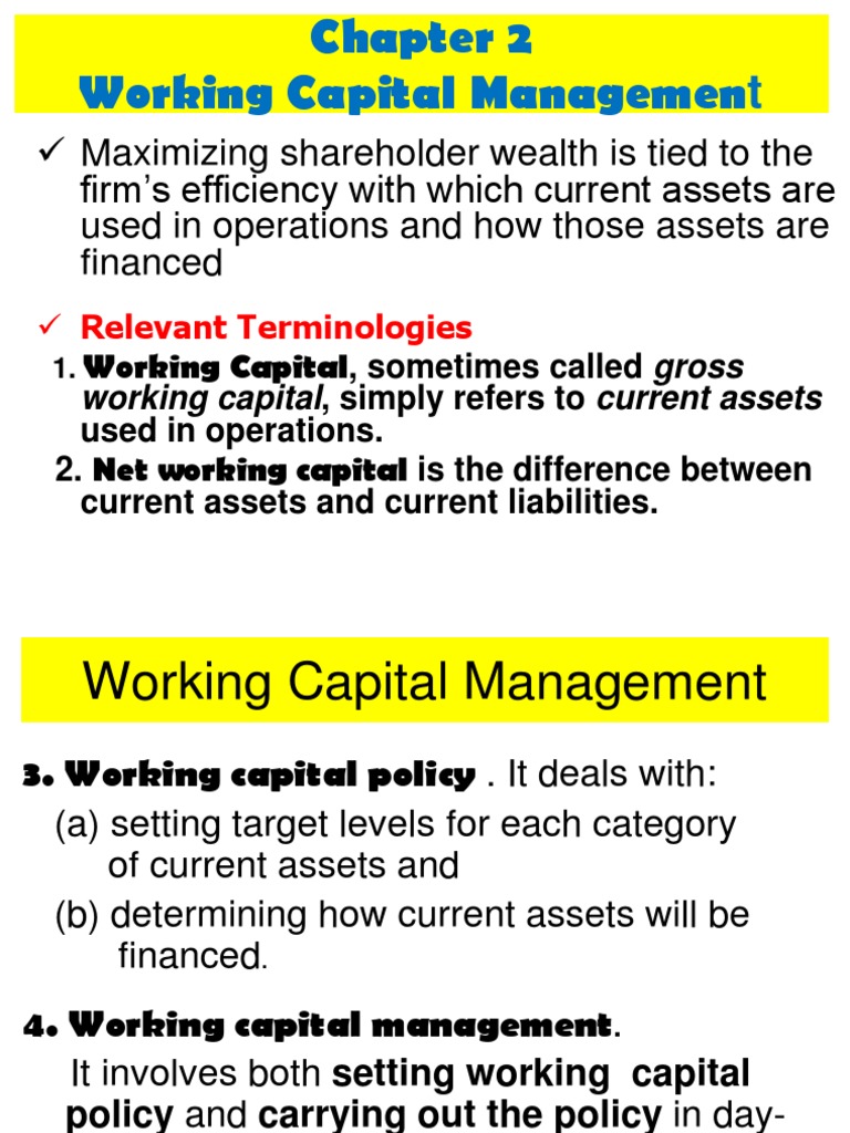 What are the 3 levels of working capital? Leia aqui: What is working ...