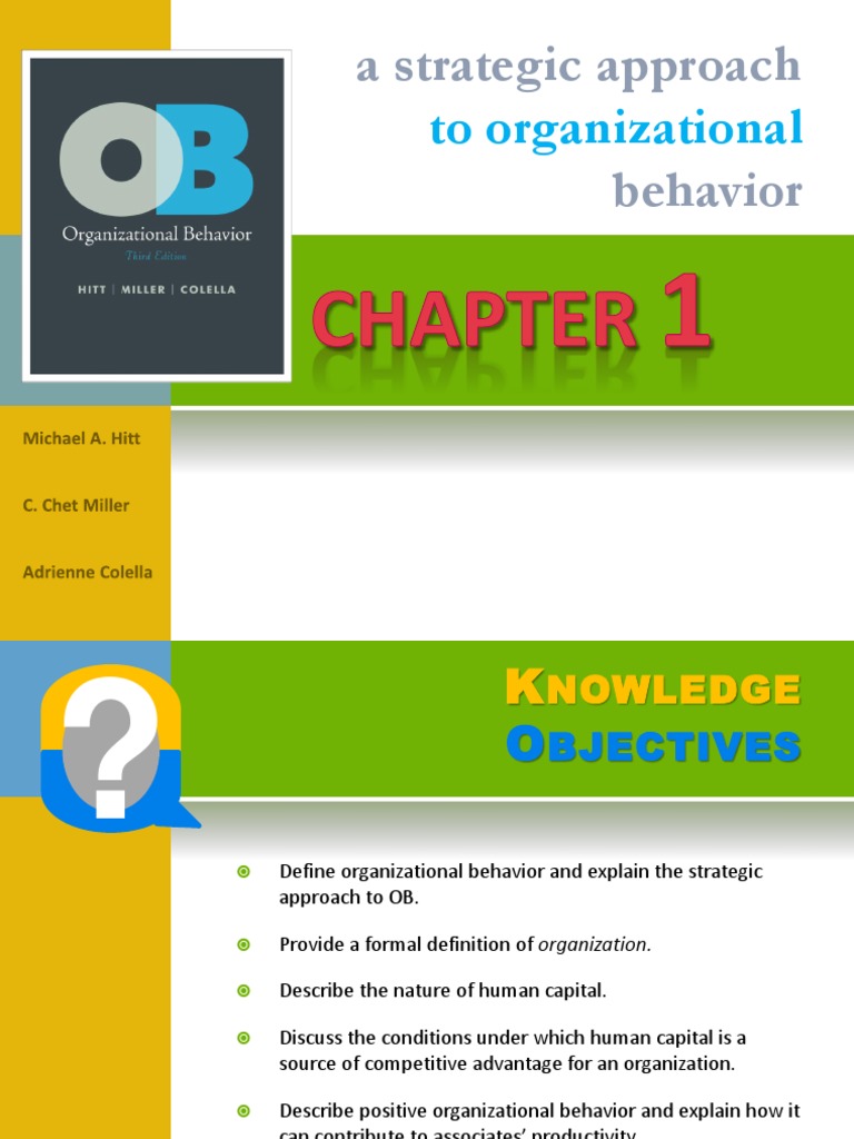 A Strategic Approach to Organizational Behavior: Developing Human ...
