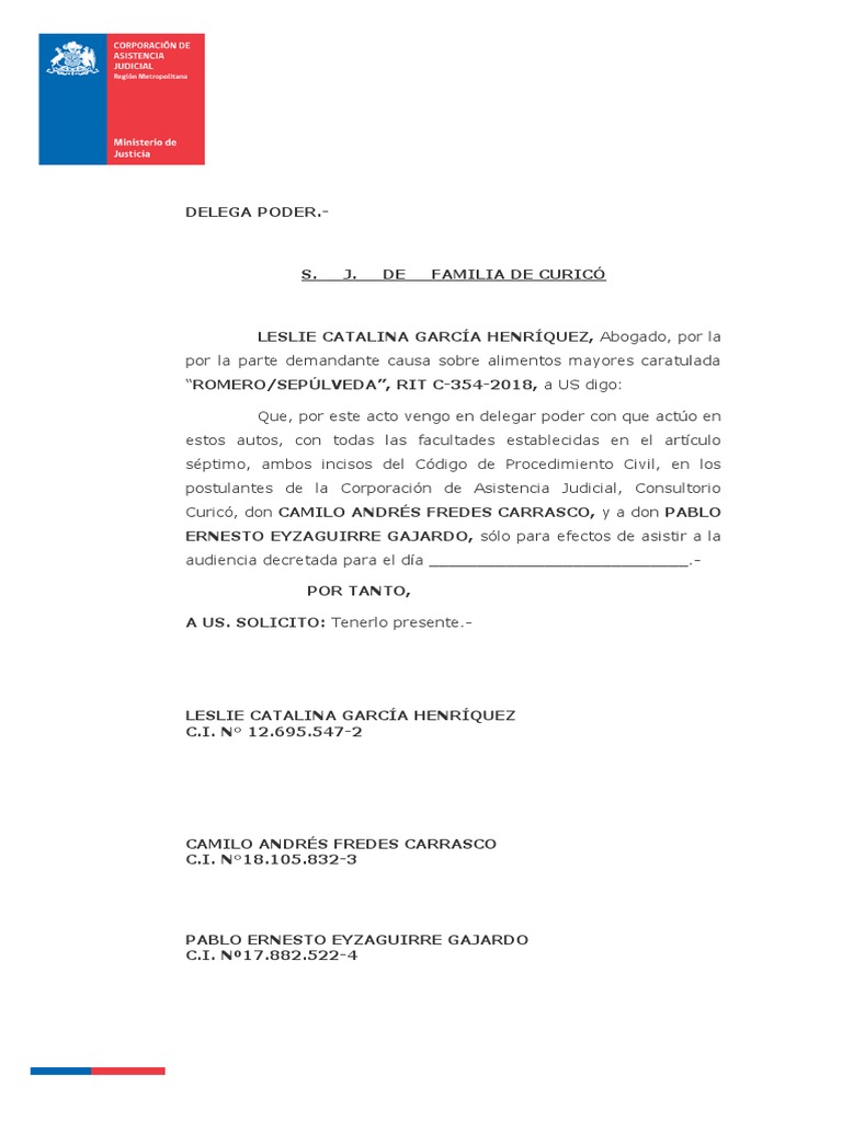 Modelo Delega Poder-12 | PDF