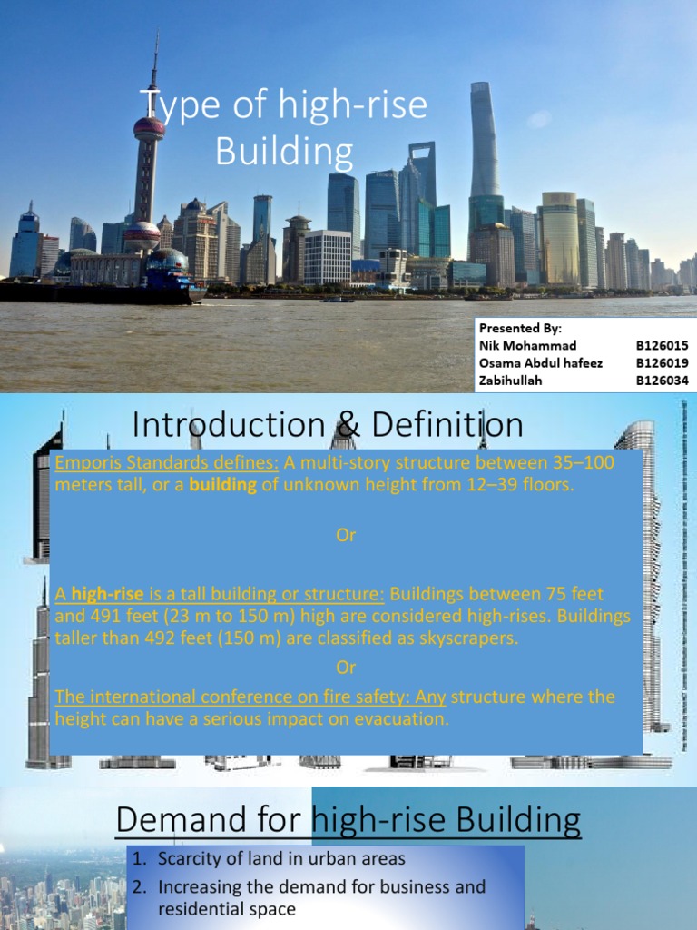 Type of High Rise Building | PDF | Framing (Construction) | Building ...