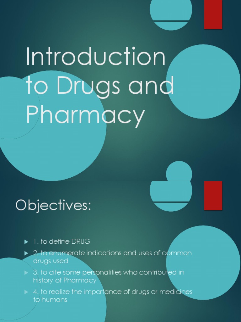 An Introduction to the History and Evolution of Drugs and Pharmacy ...