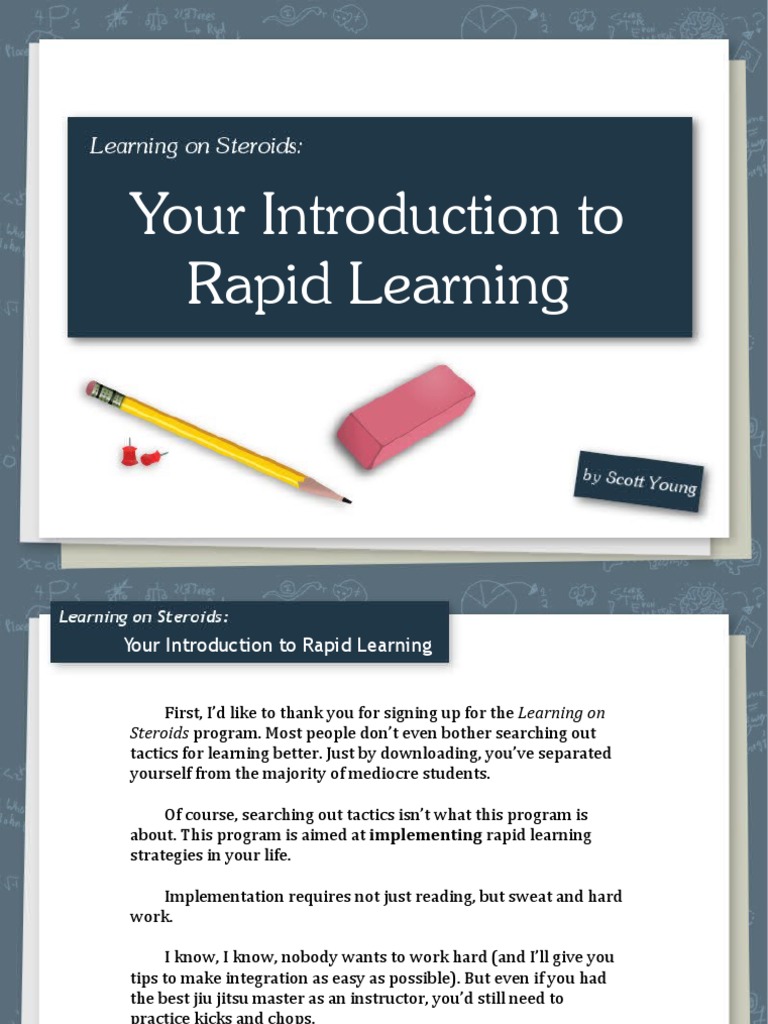 Your Introduction To Rapid Learning | PDF | Memory | Learning