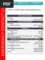 Batangas Emergency Contact Numbers 2024 | PDF | Law Enforcement | Crime ...