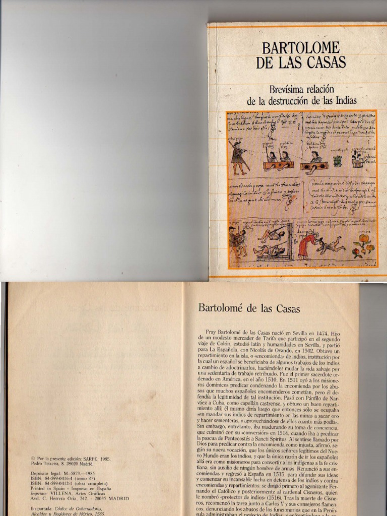 Bartolome de Las Casas | PDF | Cristobal colon | Francisco Pizarro