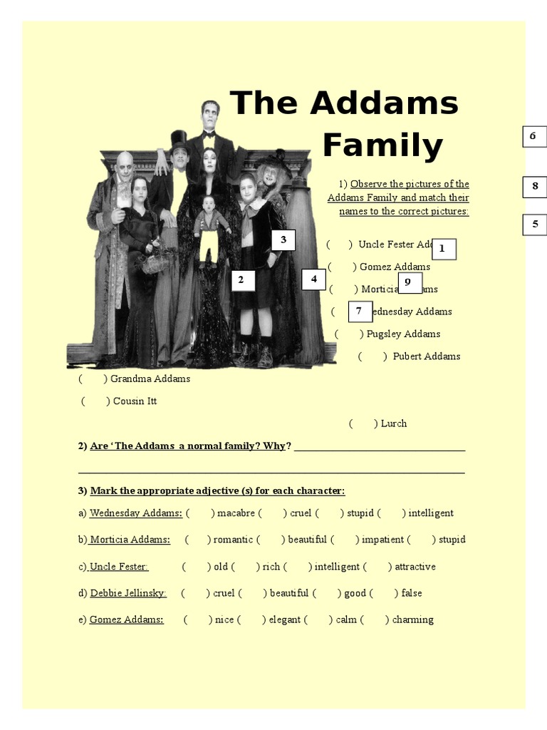 The Addams Family | PDF | Fictional Families