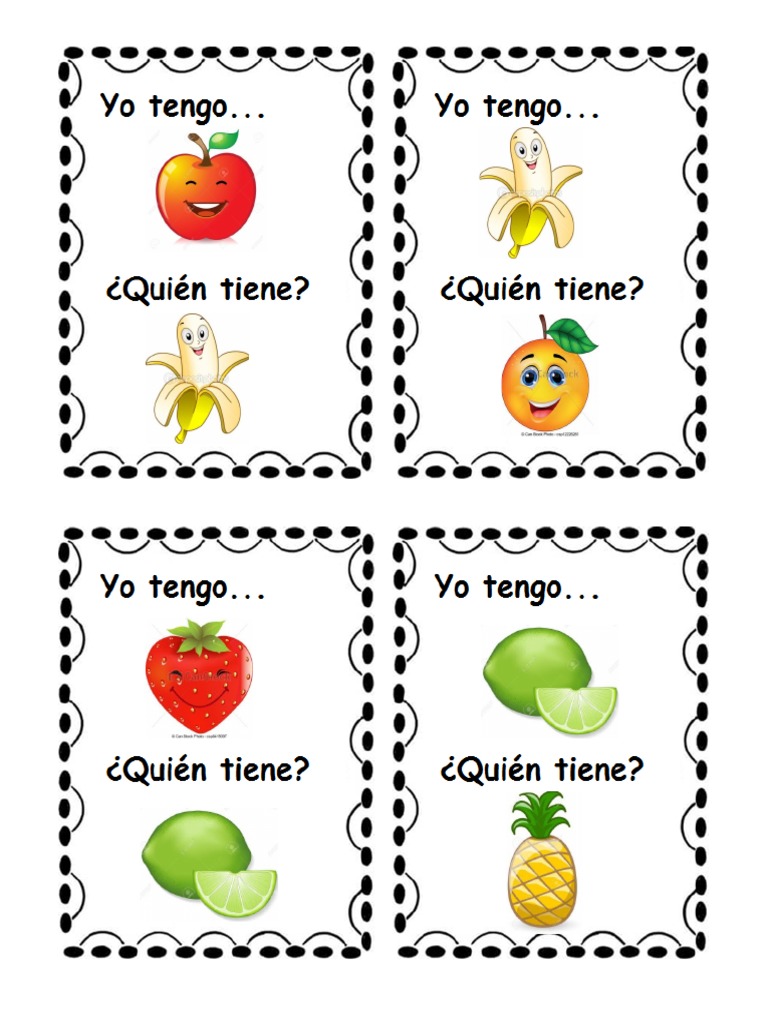 Yo Tengo... Quien Tiene | PDF