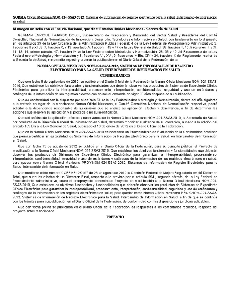 Norma 024 | PDF | Seguridad de información | México