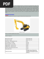 Spesifikasi Alat Berat Exca | PDF