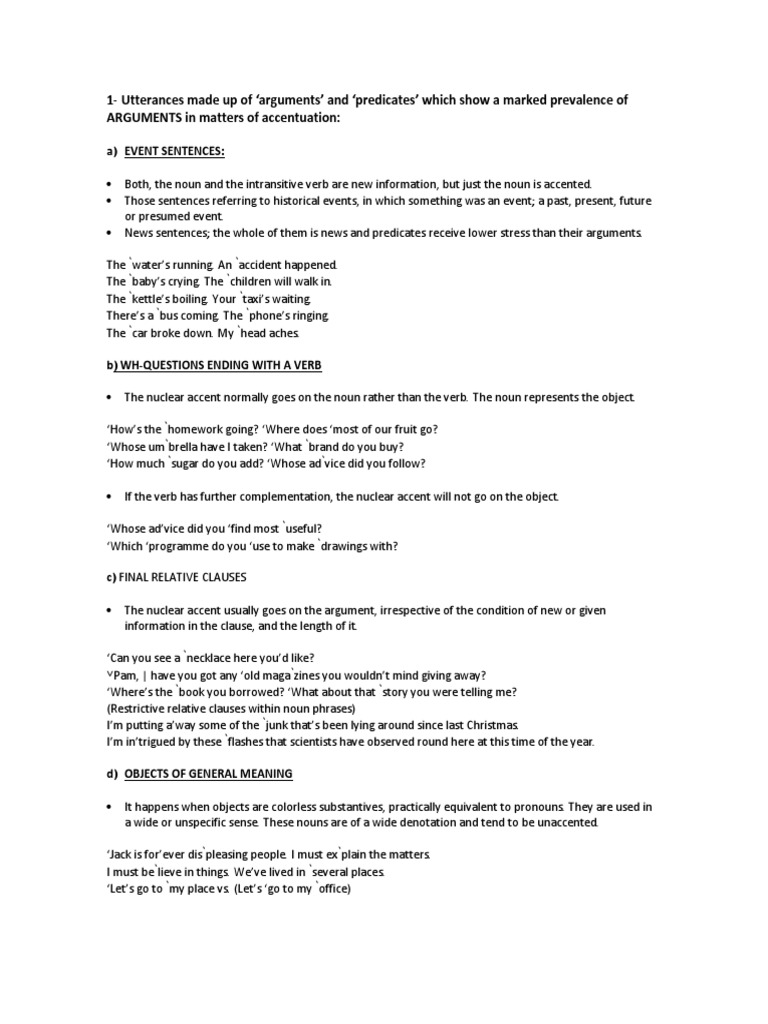 LLI Rule Exceptions | PDF | Verb | Stress (Linguistics)