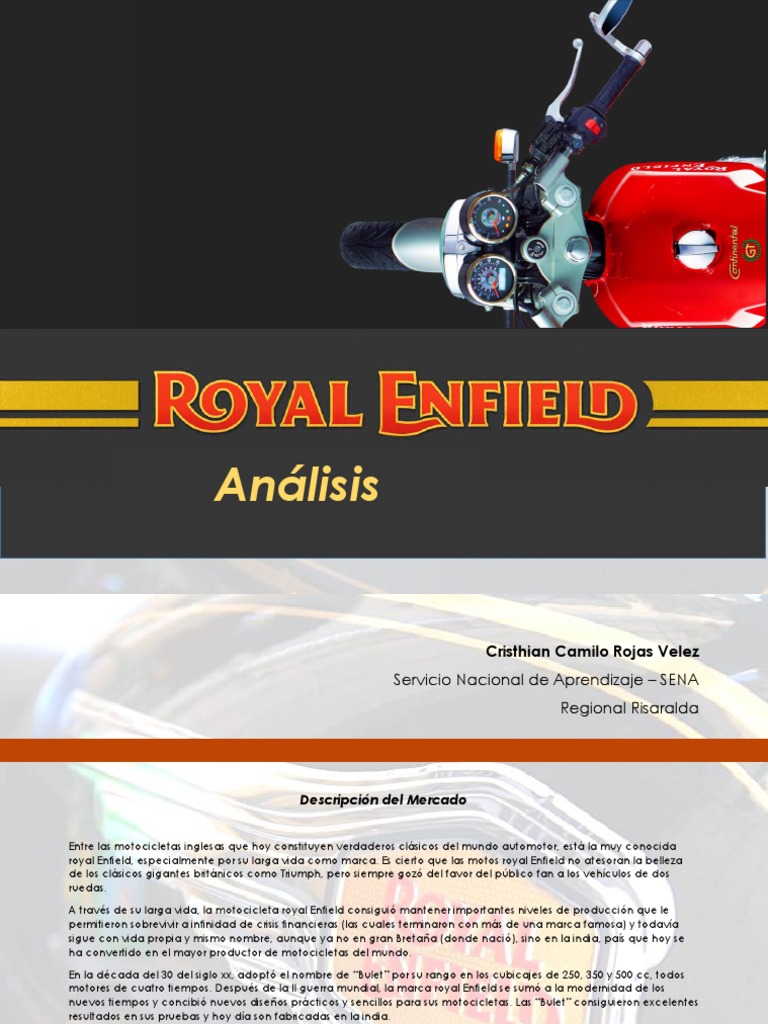 Royal Enfield - Analisis | PDF | Harley Davidson | Motocicleta