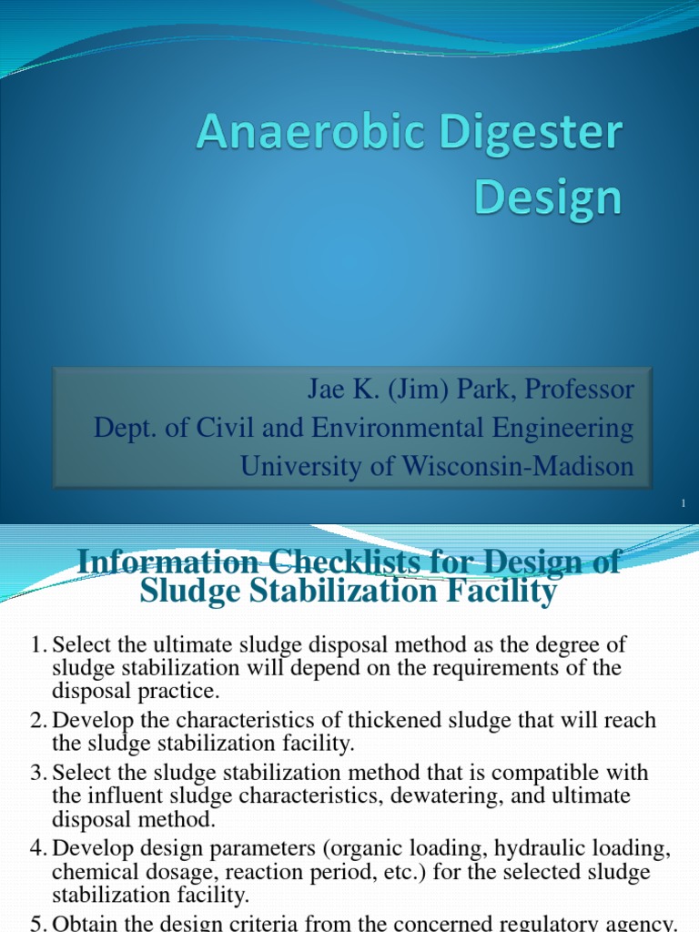 426-Anaerobic Digester Design | PDF | Anaerobic Digestion | Thermal ...