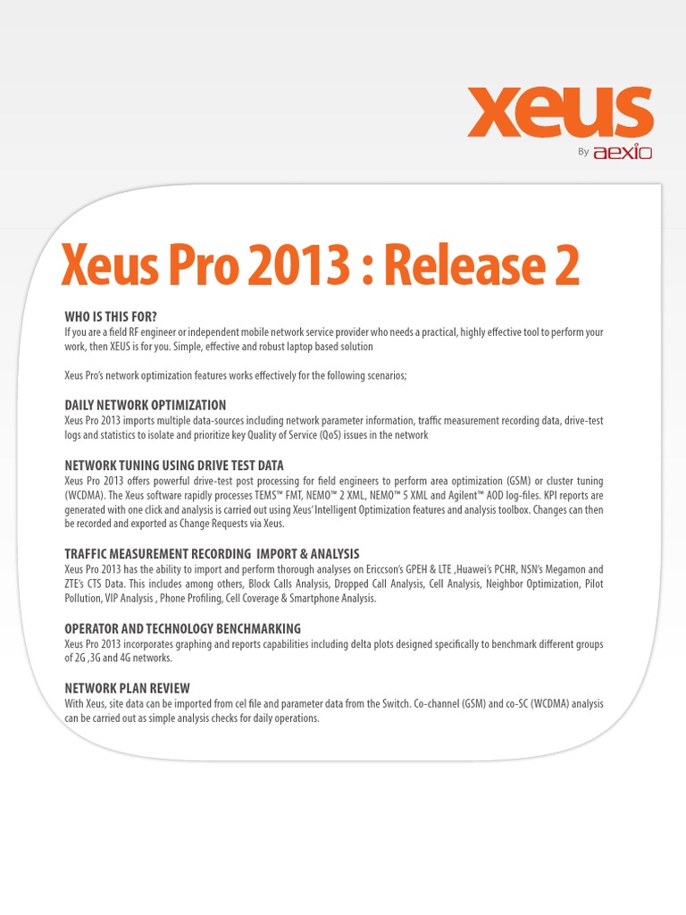 Xeus Pro 2013 Datasheet Sept 2013 | PDF | Lte (Telecommunication ...