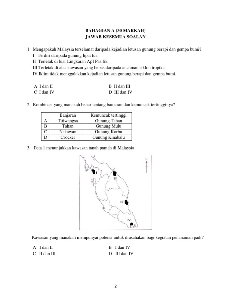 Soalan PPT Geo f2 2017 | PDF