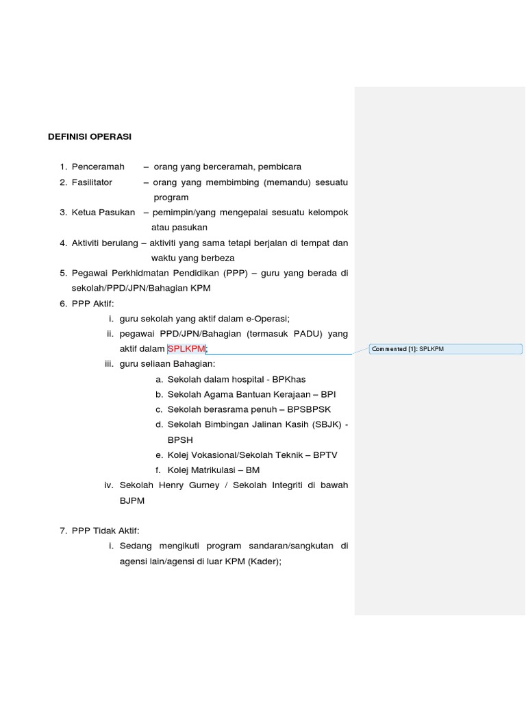 Deskripsi 13 Aktiviti MyPPB - Doc.docx Otter Baru | PDF