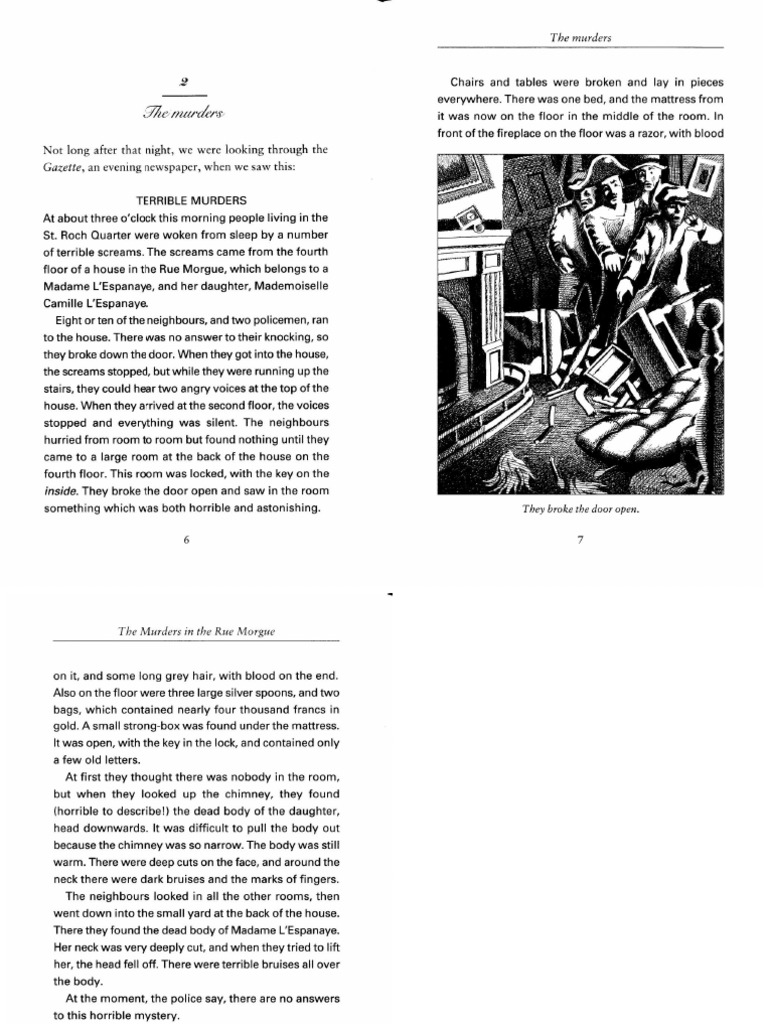 The Murders of The Rue Morgue - Chapter 2 | PDF