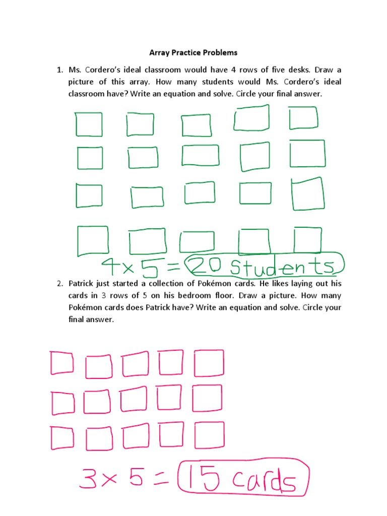 Artifact2 Arraypracticeproblems | PDF