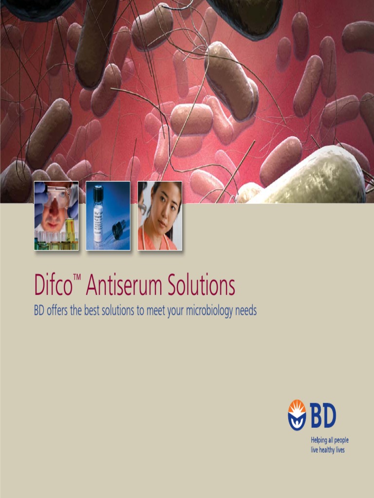 DS SR Difco-Antiserum-solutions BR en | Download Free PDF | Diseases ...