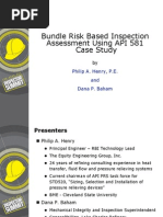 API-581-Risk-Based-Inspection Modification | PDF | Risk | Chemistry