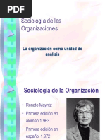 MAYNTZ RENATE - Sociología de La Organización - 1980 PDF | PDF
