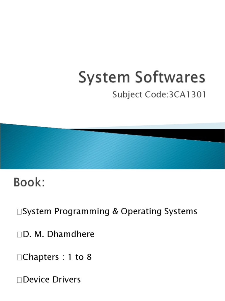 Chap 1 Dhamdhere | PDF | Parsing | Compiler