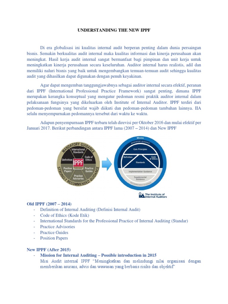 Understanding The New IPPF - Final | PDF