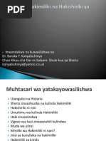 DOKEZO LA SABILI (Imeboreshwa) | PDF