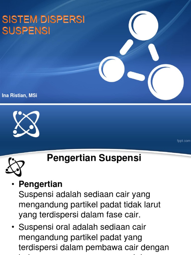 Sistem Dispersi Suspensi | PDF | Kesehatan Holistik