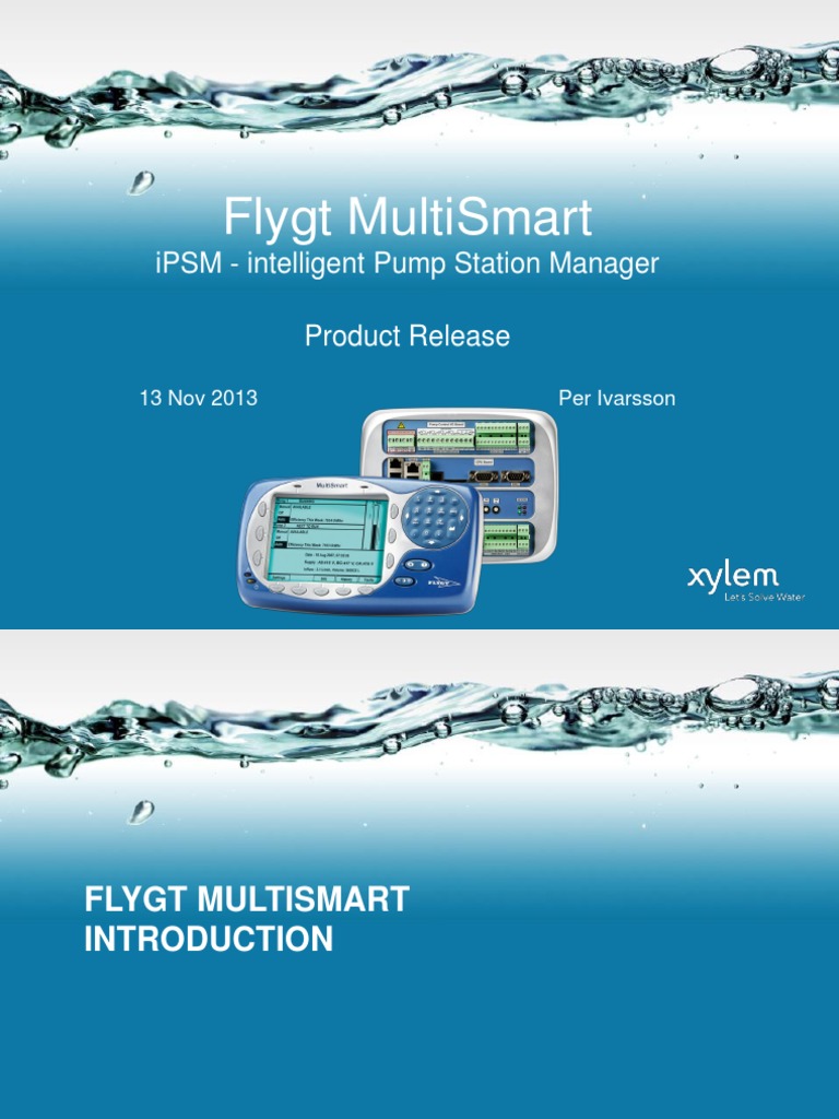 Flygt MultiSmart Pump Station Manager | PDF | Input/Output | Scada