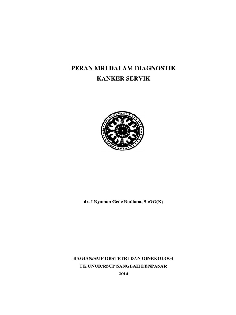 Peran MRI dalam Diagnostik Kanker Serviks | PDF