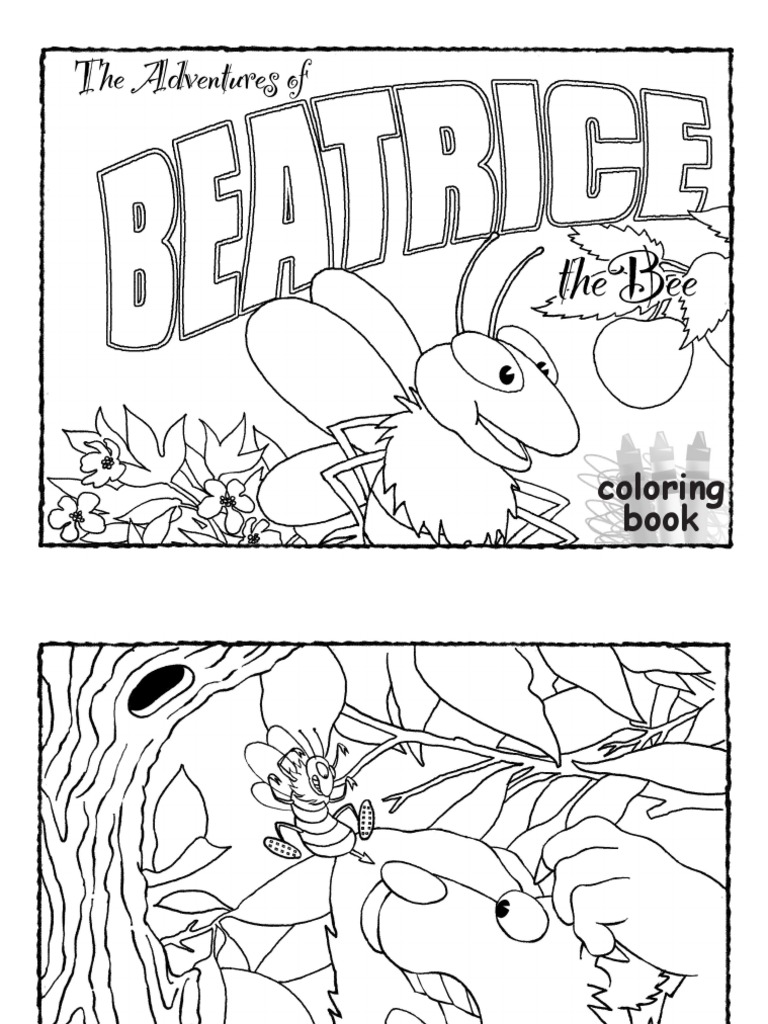 Beatrice Coloring Book | PDF | Honey Bee | Beekeeper