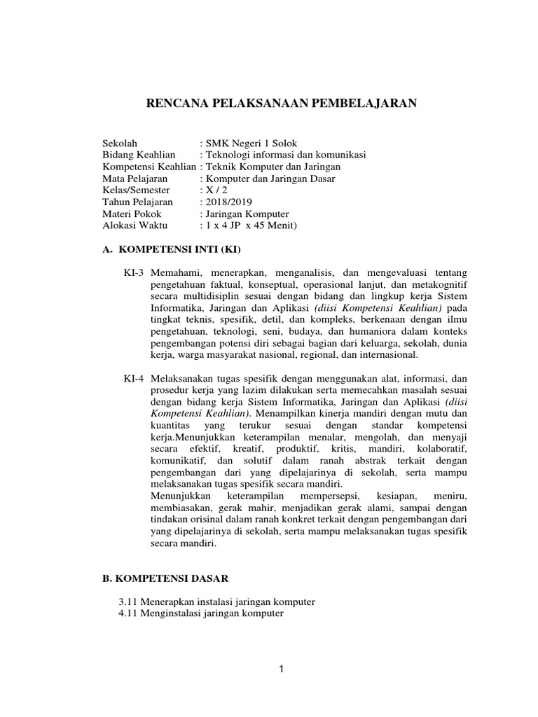 c2.1 Komputer Dan Jaringan Dasar Sem 2 | PDF