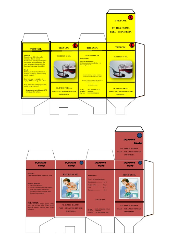 Gambar Kemasan Obat | PDF