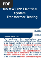 Transformer Tests | PDF | Transformer | Electrical Resistance And ...