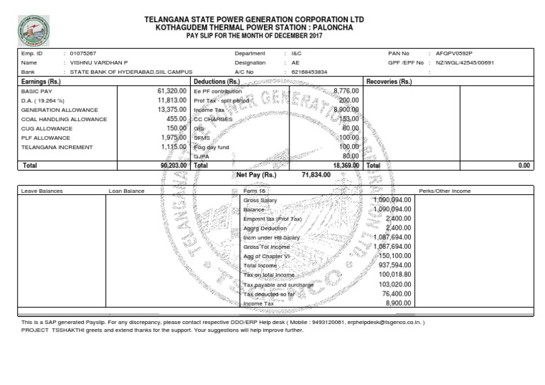 Sal Jan18 PDF | PDF | Government Finances | Taxes