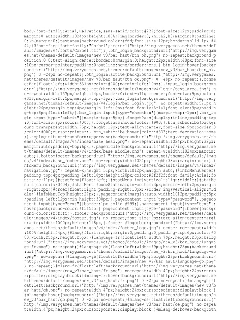 My Css | PDF | Text | Sans Serif Typefaces