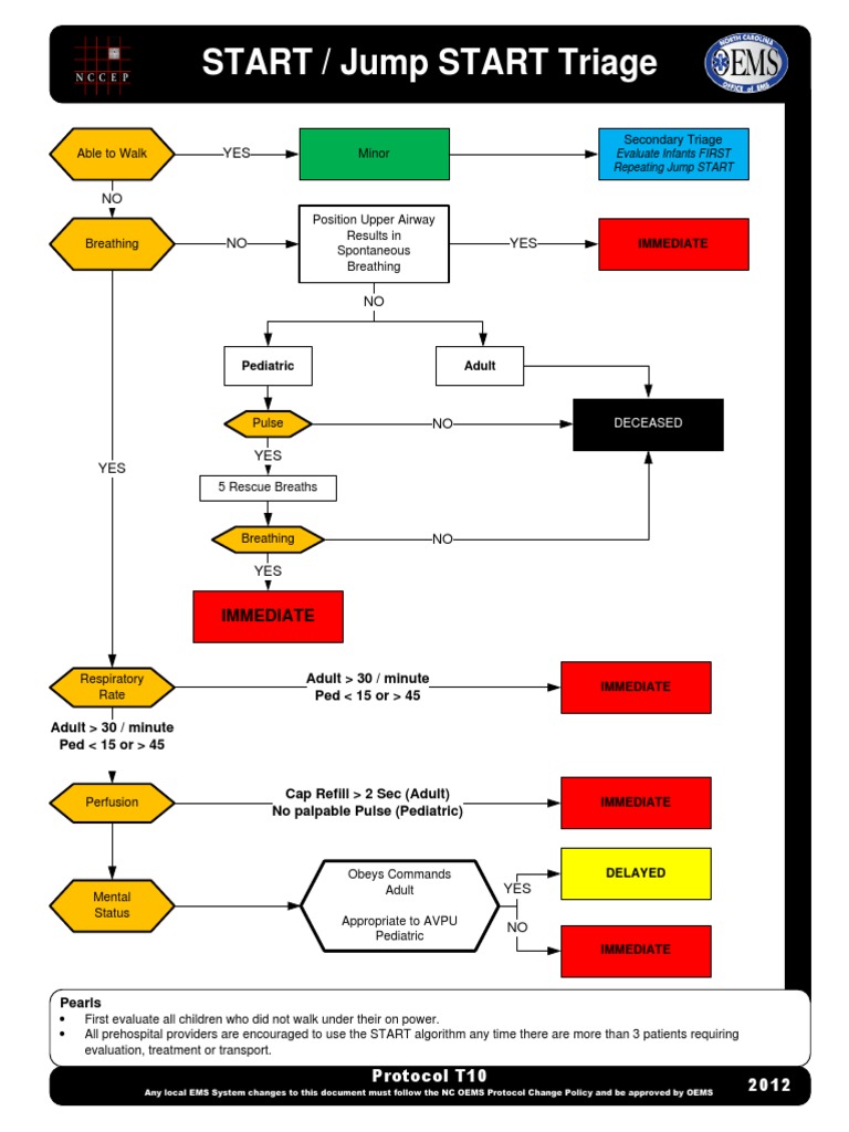 Start - Jump START Triage PDF | PDF | Emergency Medical Services ...