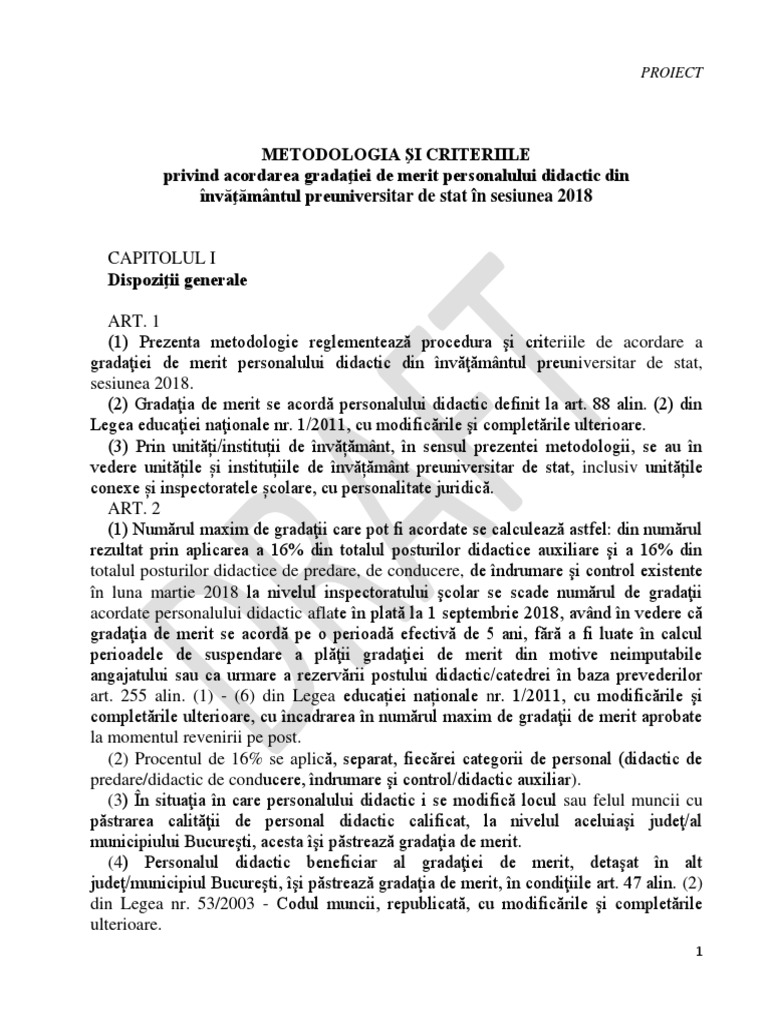 Raport Autoevaluare Gradatie Merit 2017 PDF | PDF