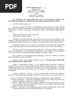 Barangay ORDINANCE No. 6-2020-Animals Astray | PDF | Detention ...