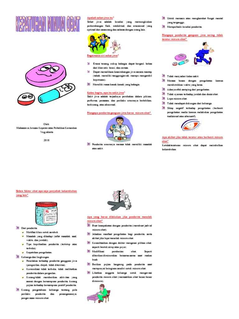 6. Leaflet Jiwa Kepatuhan Minum Obat