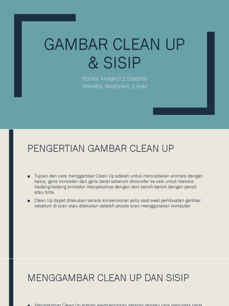 Gambar Clean Up & Sisip | PDF