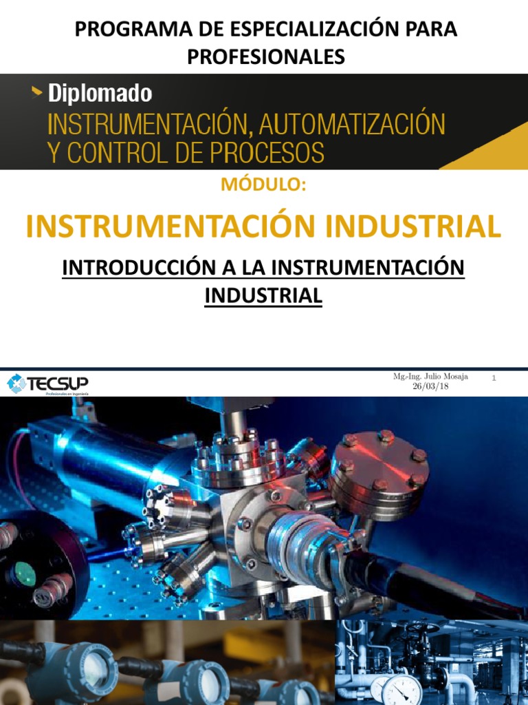 Introducción a la Instrumentación Industrial | PDF | Medición | Sensor