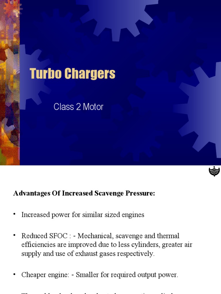 Turbo Chargers: Class 2 Motor | PDF | Turbocharger | Turbine