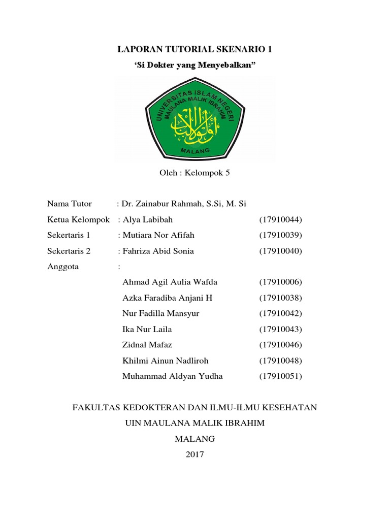 Laporan Tutorial Skenario 1 | PDF