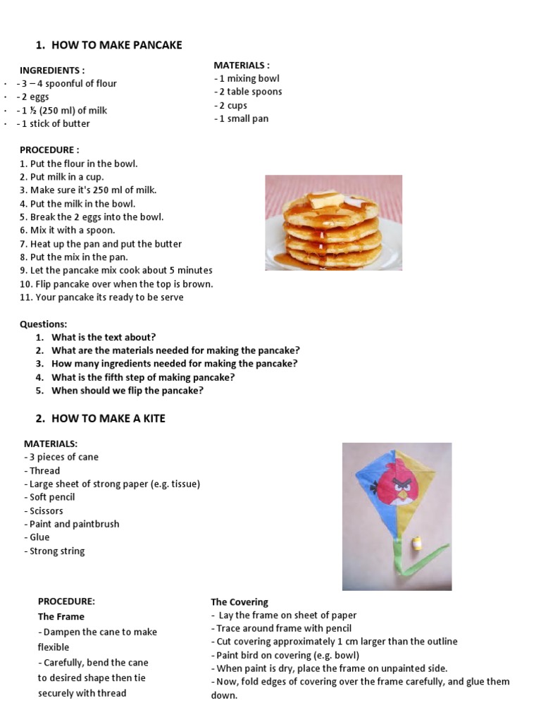 How To Make Pancake | PDF | Mobile Phones | Subscriber Identity Module