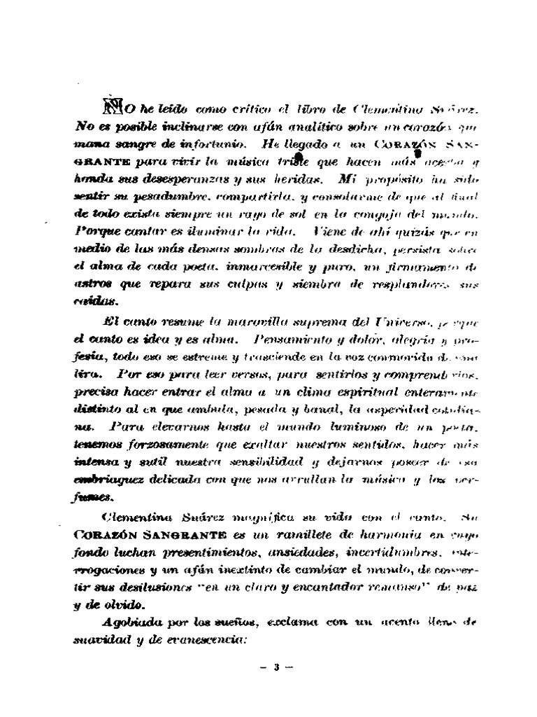 Corazon Sangrante Clementina Suarez | PDF